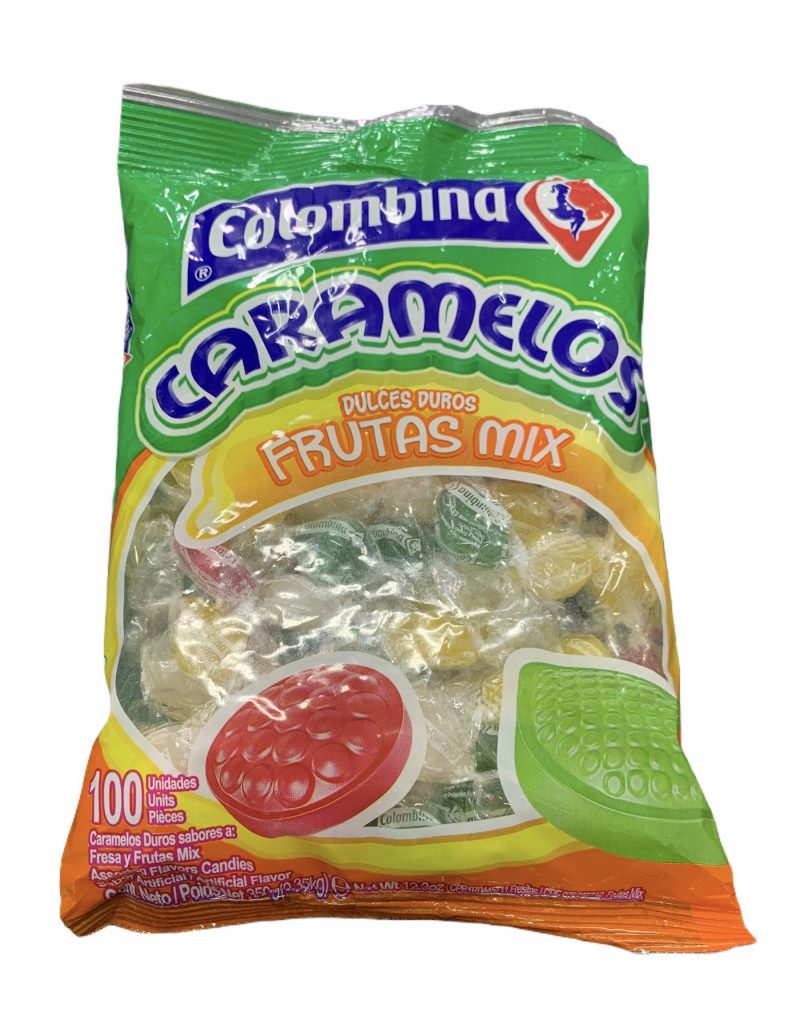 CARAMELOS FRUTAS MIX COLOMBINA * 100UNDS – SUPERMERCADO METRÓPOLIS 21
