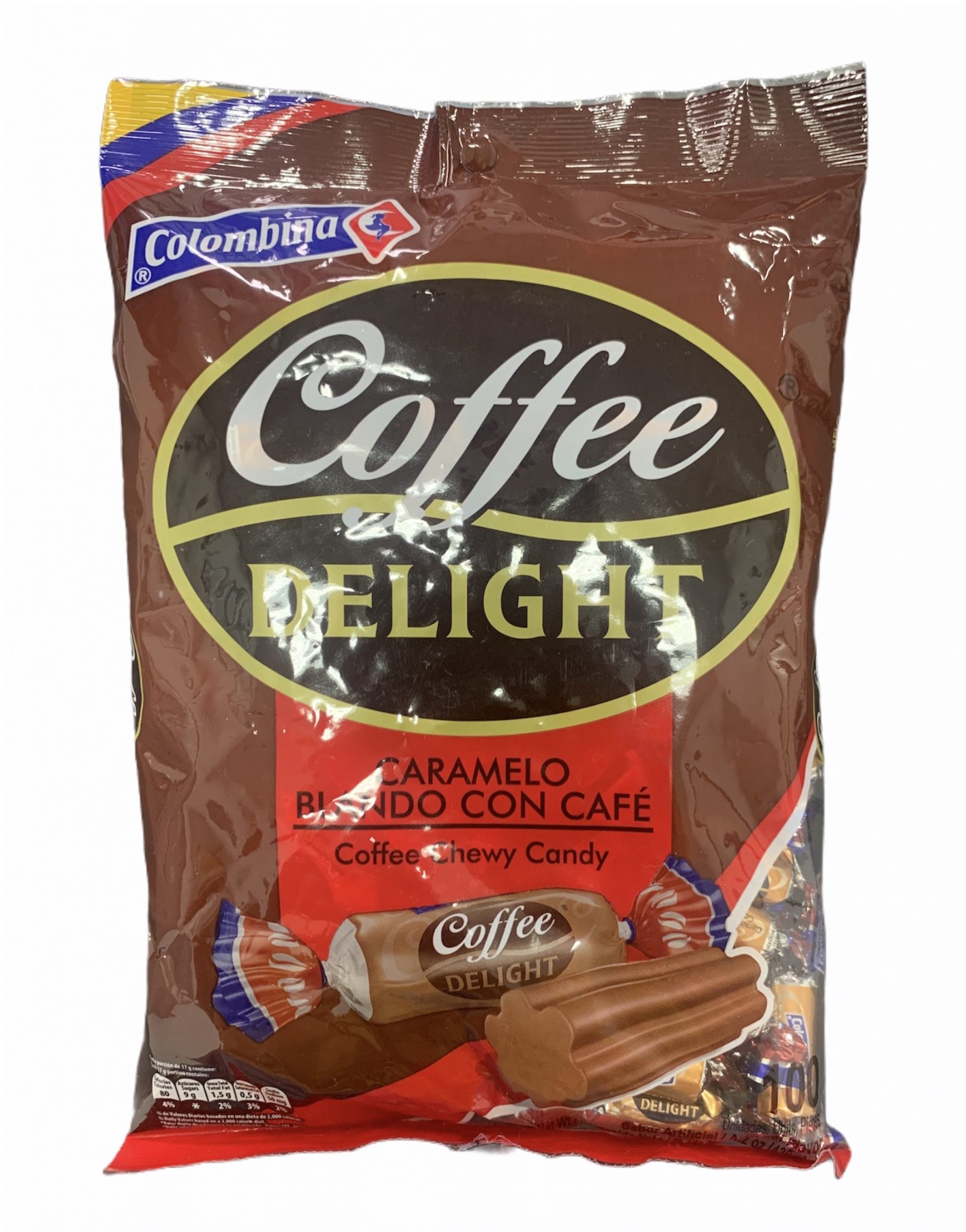 COFFEE DELIGHT COLOMBINA * 100 UNDS – SUPERMERCADO METRÓPOLIS 21