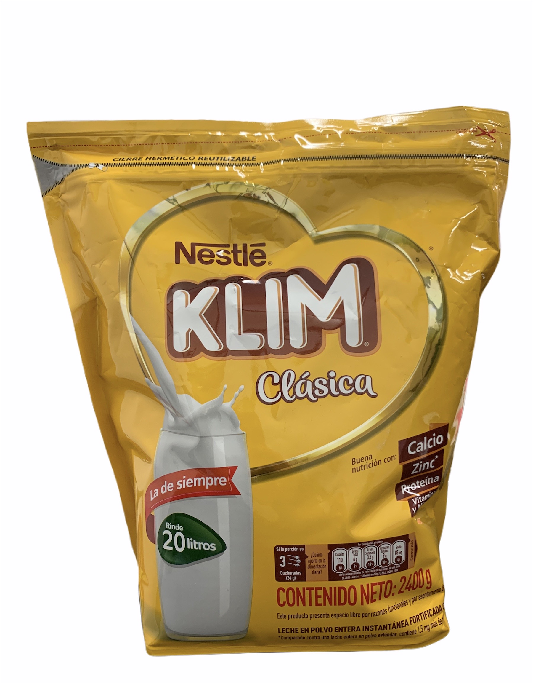 LECHE EN POLVO KLIM NESTLE CLASICA * 2.400G - SUPERMERCADO METRÓPOLIS 21