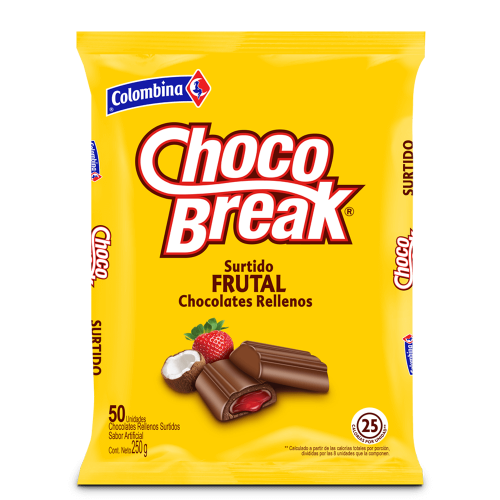 Choco Break Rellenos Tradicional 50 Uds – SUPERMERCADO METRÓPOLIS 21